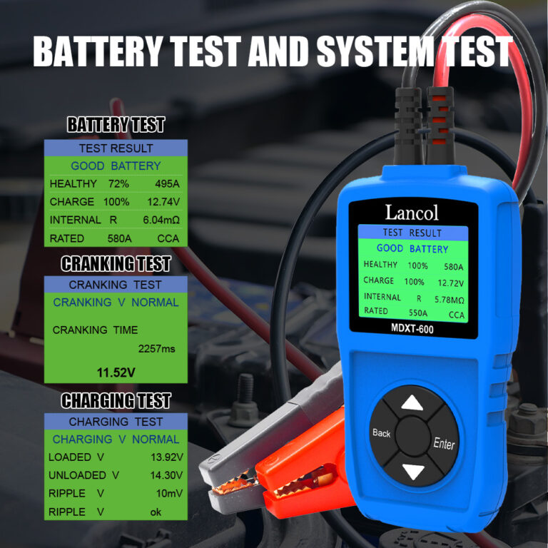 Series of products: Battery tester MDXT-600 and MDXT-680 - Professional ...